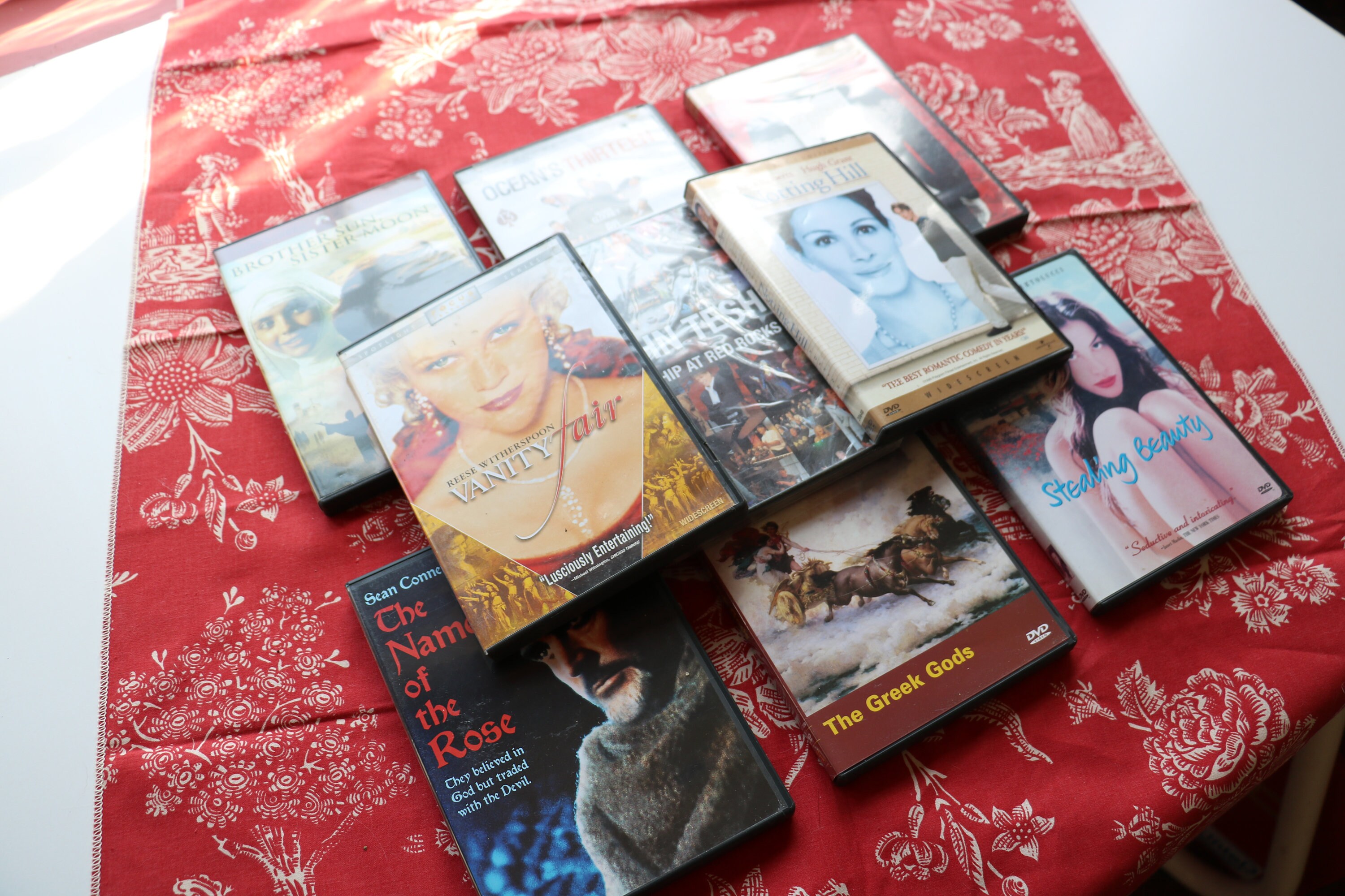 Collection of Classic Dvds Stealing Beauty Notting Hill Vanity Fair ...