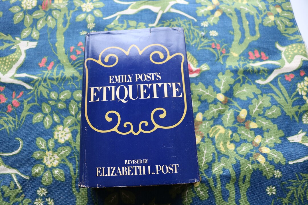 Emily Post's Etiquette Revised by Elizabeth Post 1969 - Etsy