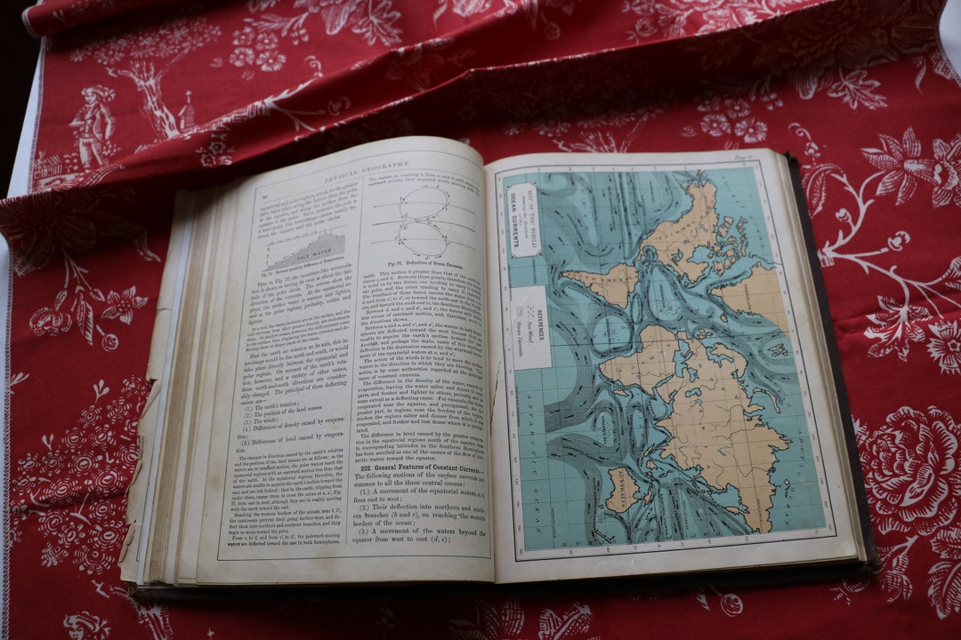 The Elements of Physical Geography by Edwin J. Houston Am PHD 1896 - Etsy