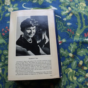 Emily Post's Etiquette Revised by Elizabeth Post 1969 - Etsy