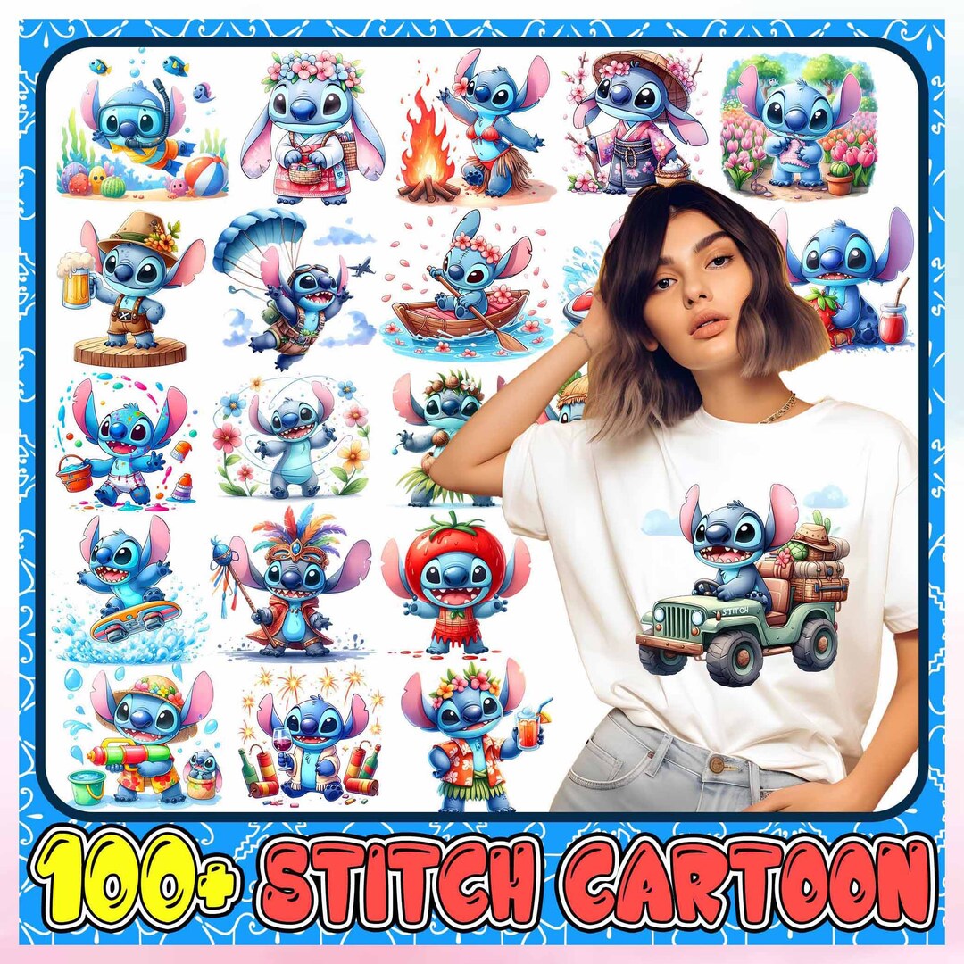 Mega Stitch Bundle SVG, Stitch Hawaii Svg, Stitch Clipart, Stitch Png ...