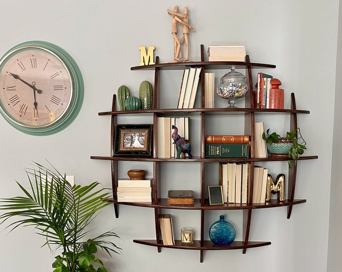 Sphere Book Shelf 5'x5'x15 made to Order - Etsy