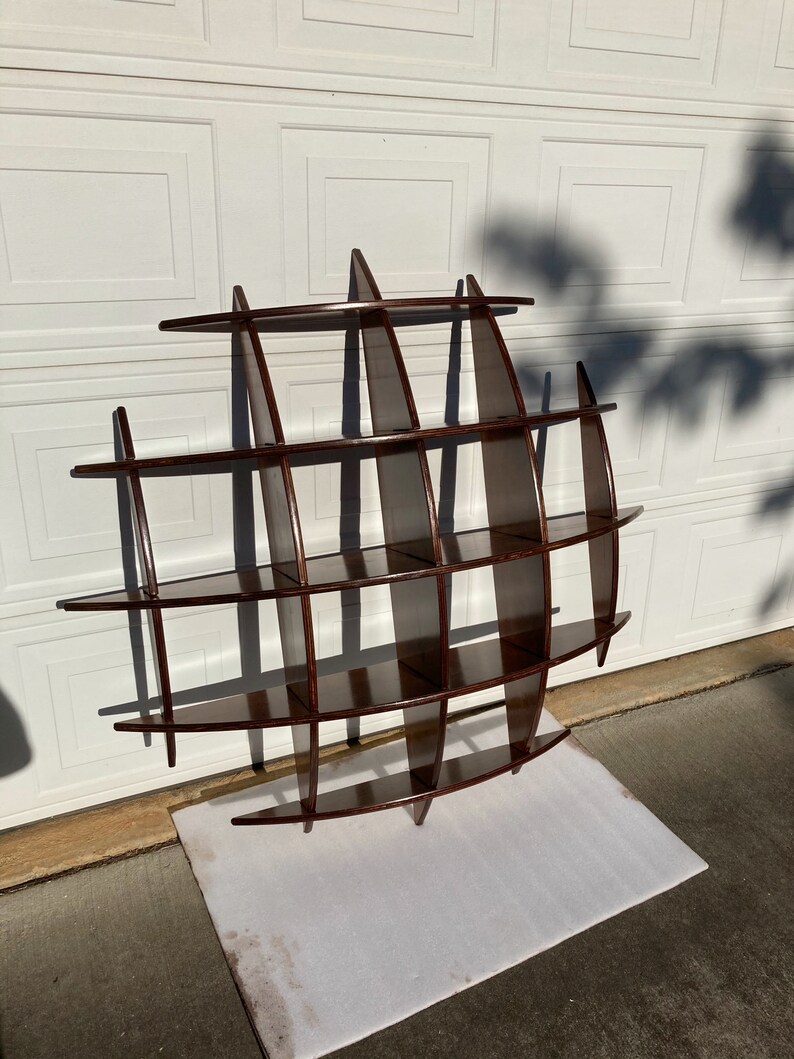 Sphere Book Shelf 5'x5'x15" (made to Order) - Etsy