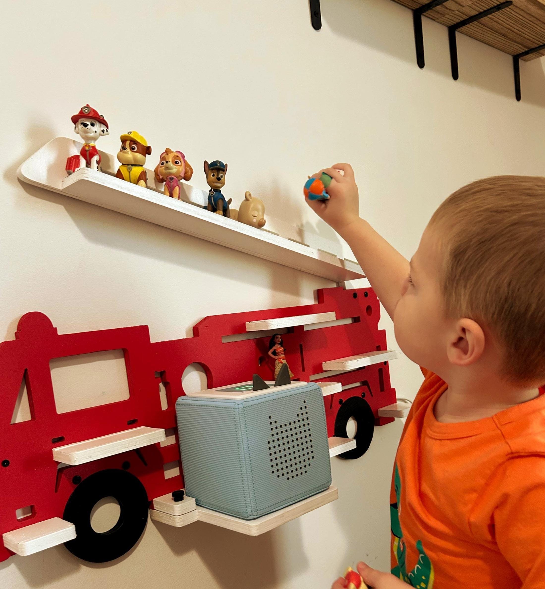 Firetruck Tonie Box Shelf – Handcrafted Storage for Tonies® - Etsy
