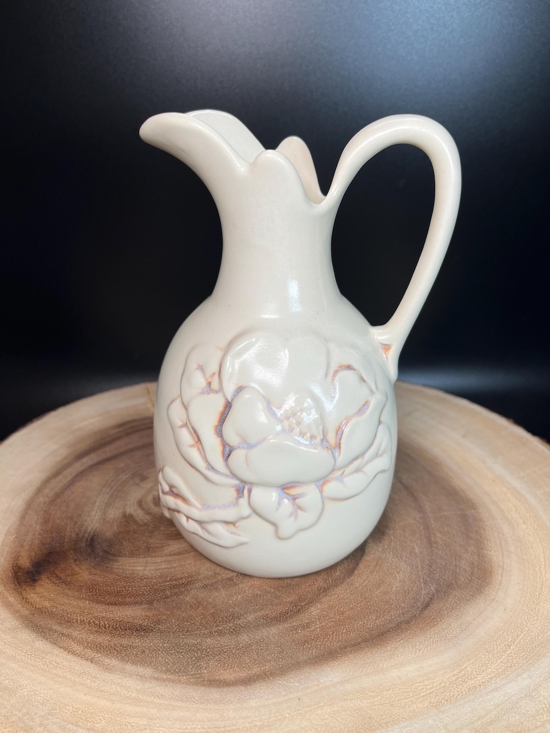 Red Wing Pottery Magnolia Pitcher: Vintage Farmhouse Vase #1012 - Etsy