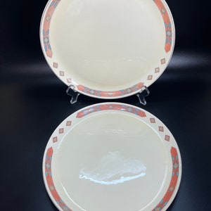 Vintage W.S. George Cherokee Iroquois Dinner Plates: Southwestern Decor ...