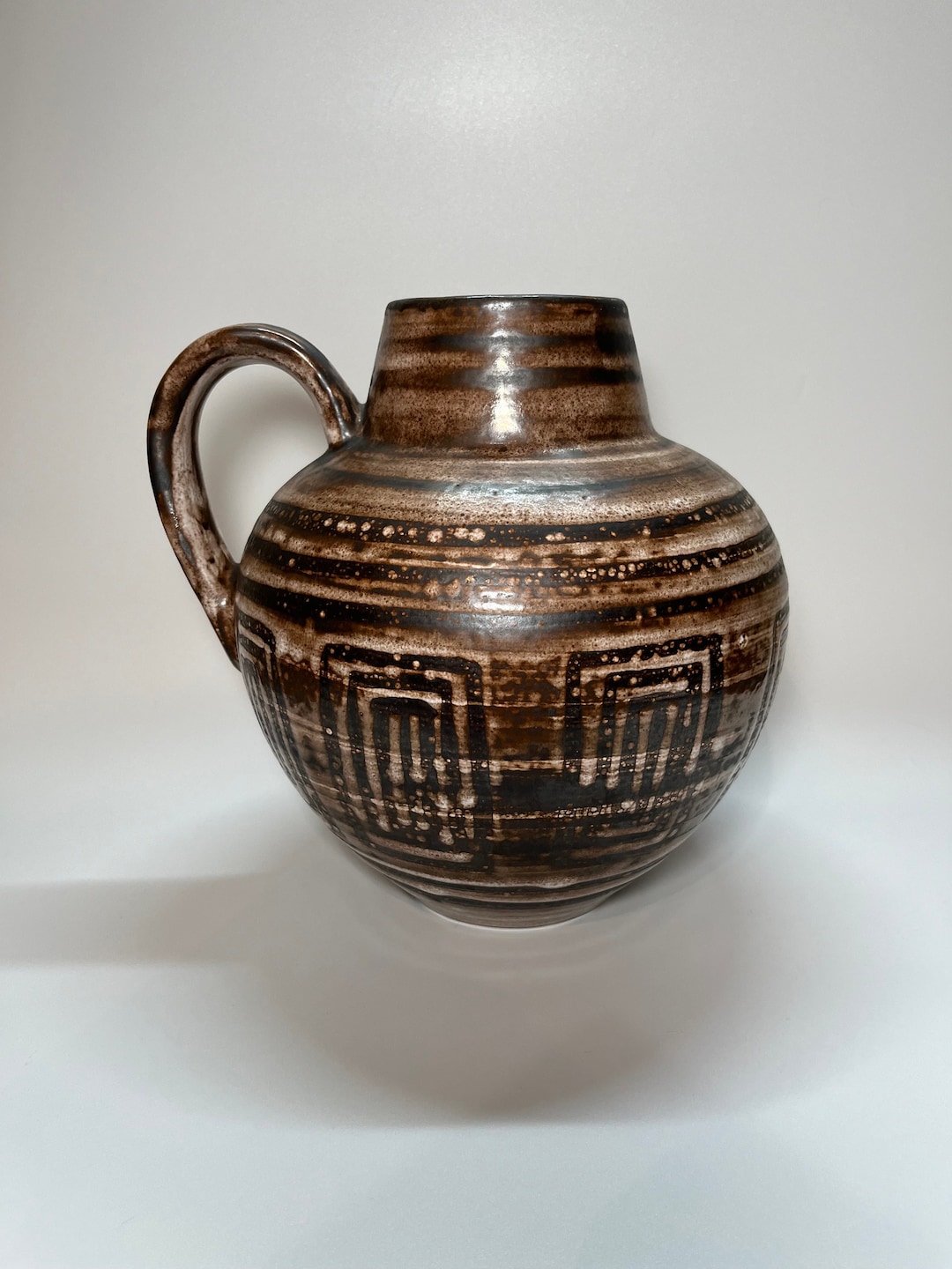 Cinque Ports Pottery Ltd. the Monastery Rye #21 Brown & Beige Handled ...