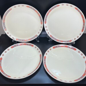 Vintage W.S. George Cherokee Iroquois Dinner Plates: Southwestern Decor ...