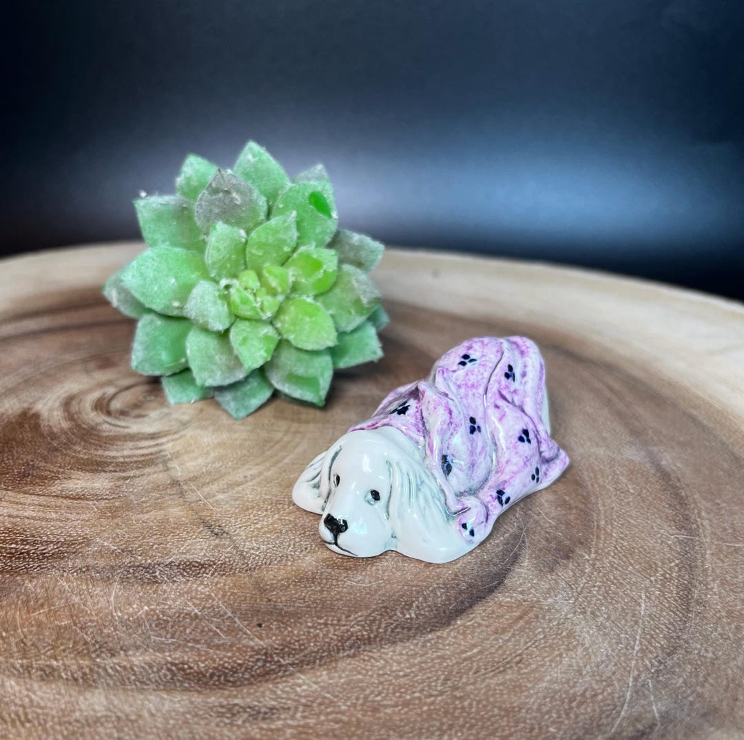 Margaret Howard Miniature Dog Figurine: Semi Porcelain Collectible - Etsy