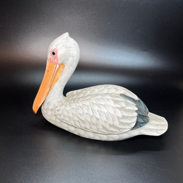 Wood Pelican - Etsy