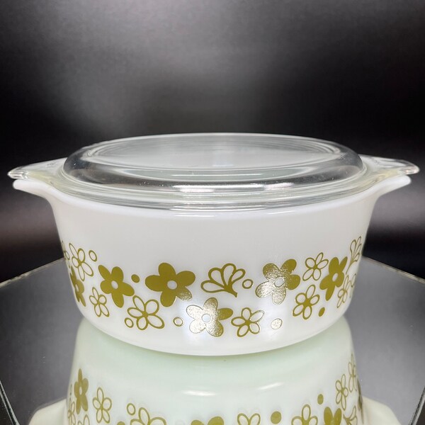 Green Flower Pyrex - Etsy