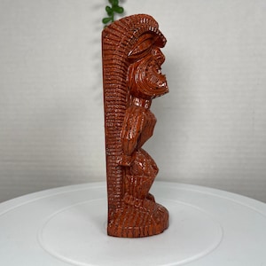 Coco Joes Hawaii Tiki God Ku God of Strength Figurine Statue Hapa Wood ...