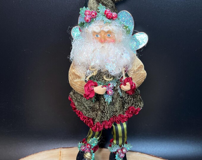 Mark Roberts Collection Fairy Figurine Ornament Gold Velvet Shirt Black ...