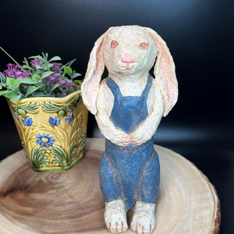 Paper Mache Bunny - Etsy