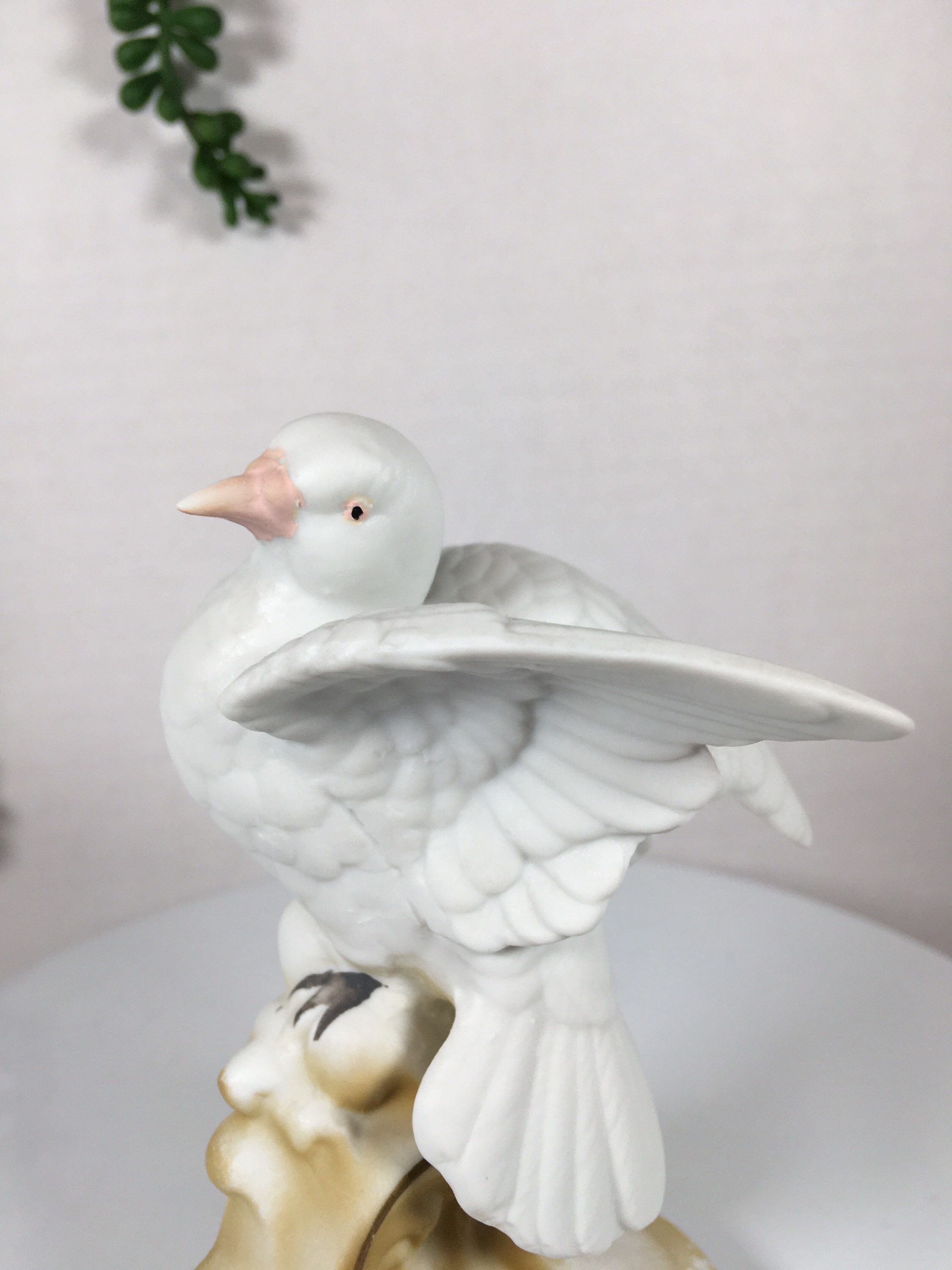 Vintage Lefton China Hand Painted White Dove Figurine KW 2291 - Etsy