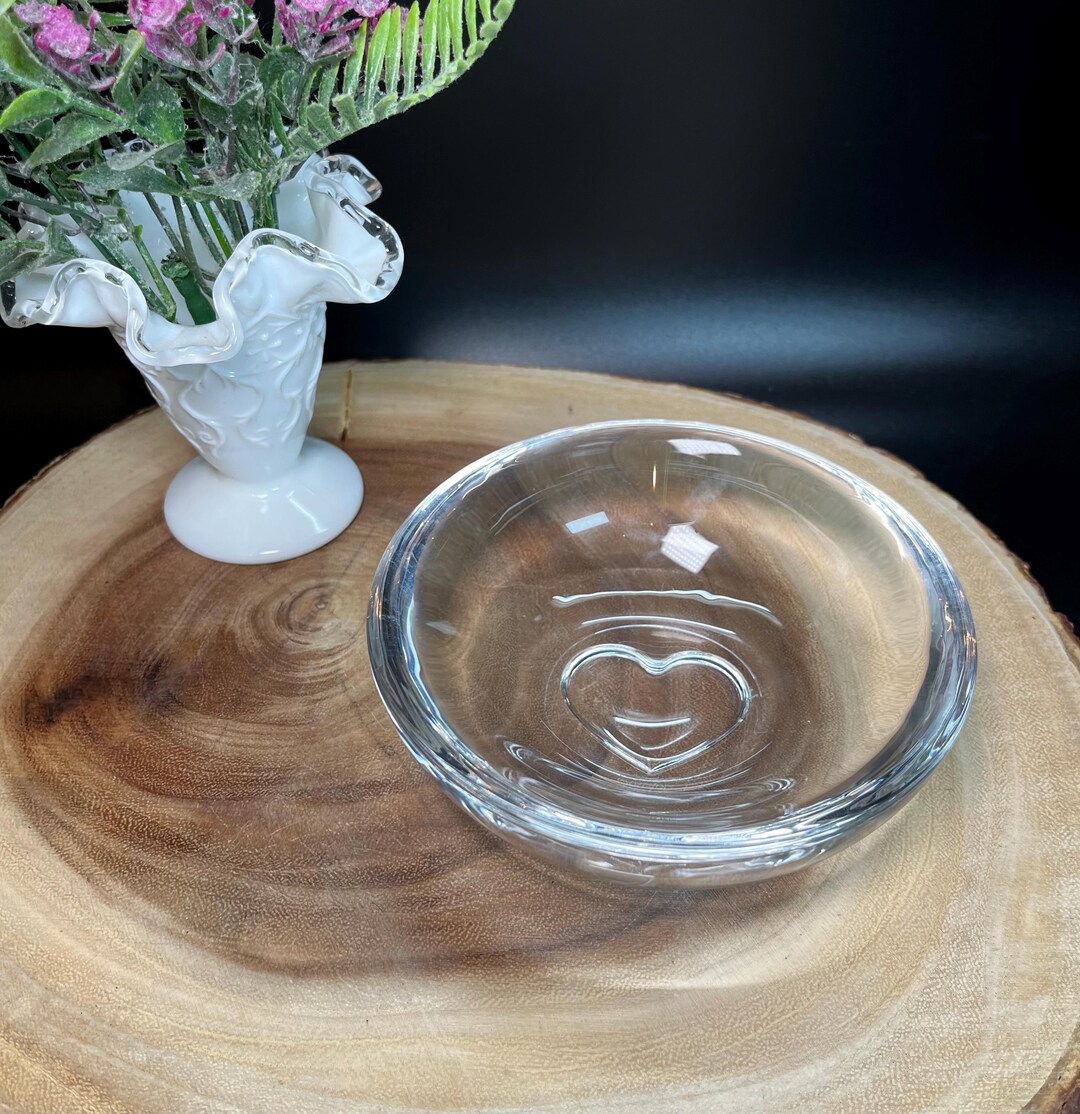 Orrefors Sweden Crystal Glass Round Sweetie Bowl by Martti Rytkönen ...