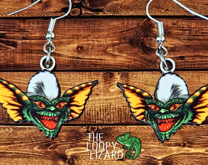 Gremlins Stud / Dangle Earrings - Horror Earrings - Fairy-tale Earrings ...