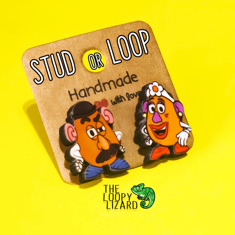 Toy Earrings - Etsy
