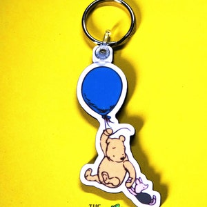 Pooh Bear Keyring - Piglet Keyring - Honey Keyring - Winnie the Pooh ...