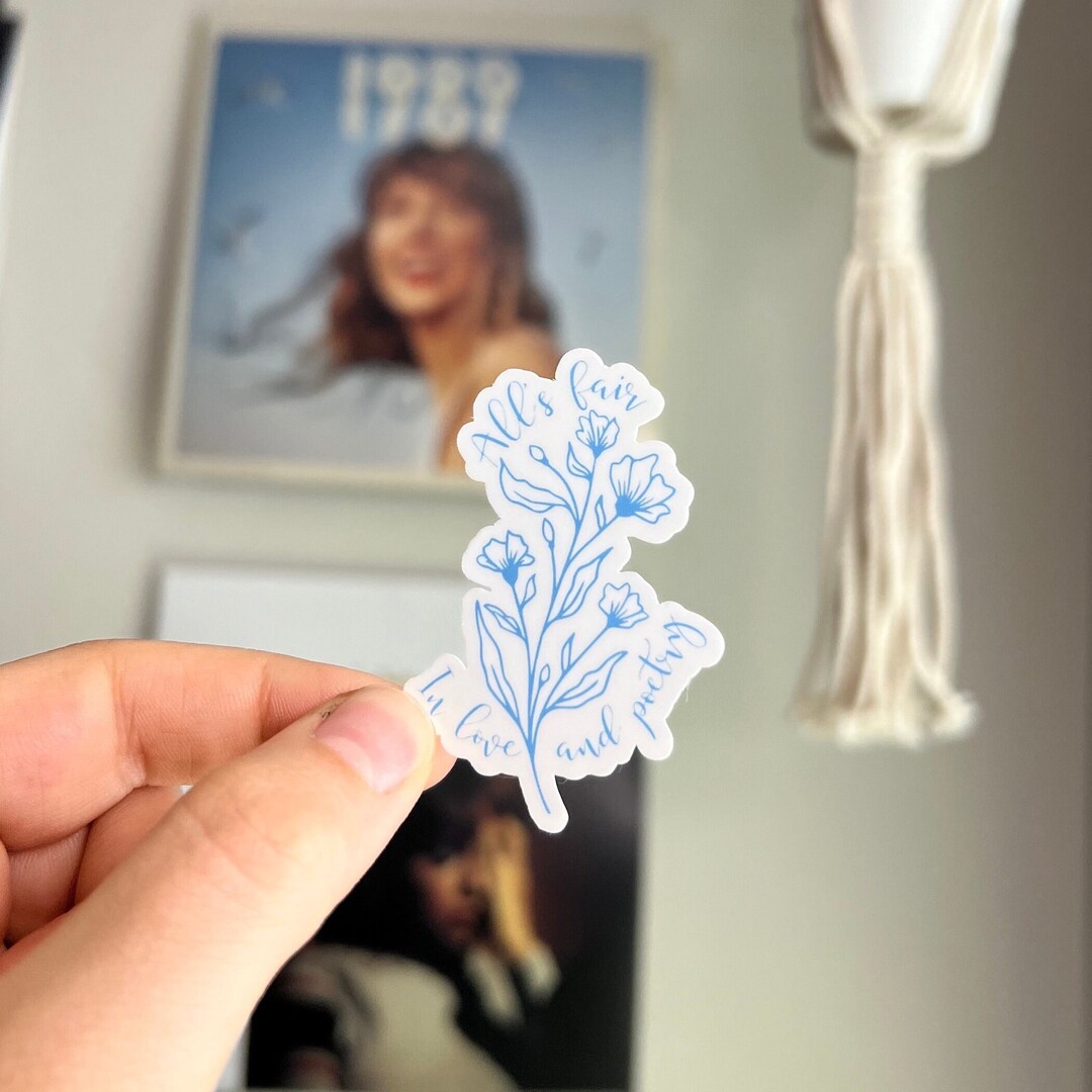 Taylor Sticker Tortured Poets Department Alls Fair in Love and Poetry ...