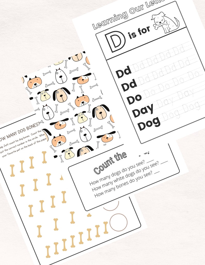 All About Dogs! Worksheets and Colouring | Homeschool | Learn at Home ...