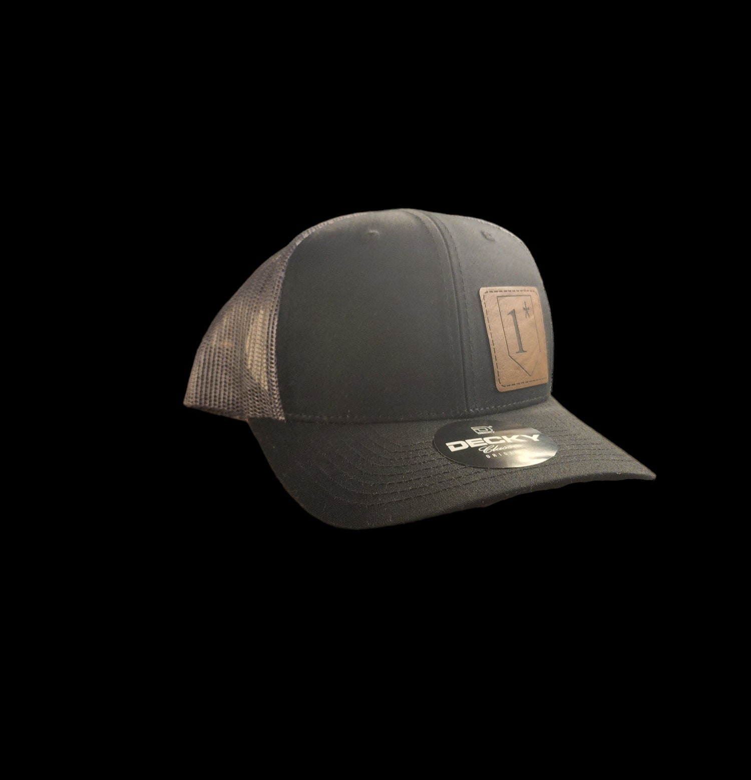 1* (one Asterisk) Leather Patch Hat - Cop, Police, One Ass to Risk ...