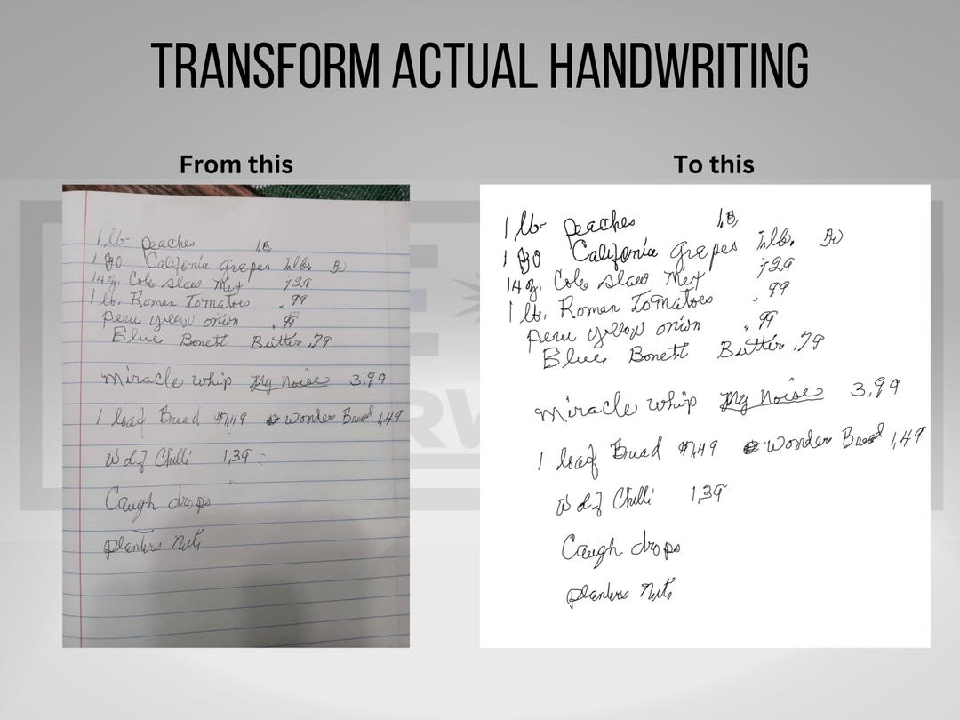 Digital Handwriting Conversion - SVG, Handwriting Conversion File ...