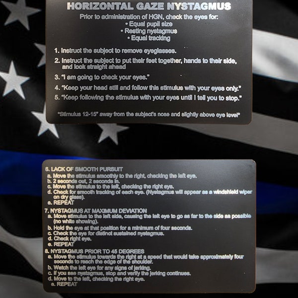 Police Sfst Card - Etsy