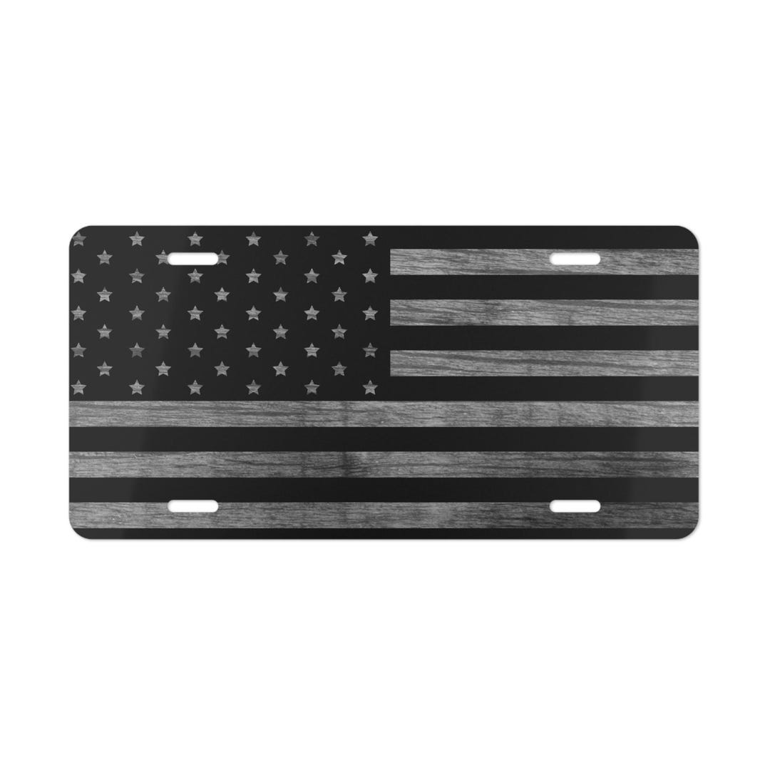 License Plate, Custom American Flag Vanity Plate, Patriotic Car ...