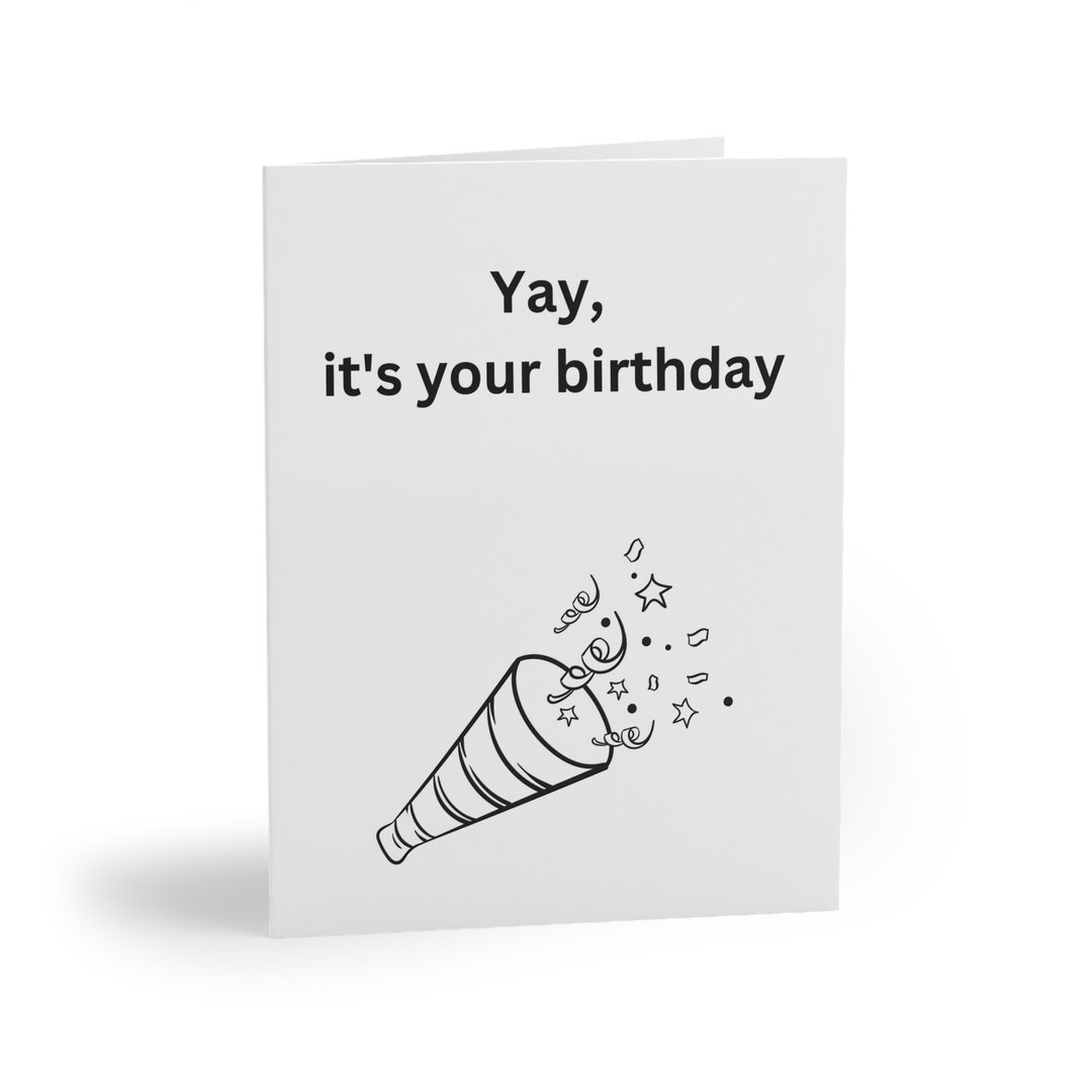 Rude Greeting Cards (8 Pcs) - Happy Birthday, Rude Cards, Joke Cards ...
