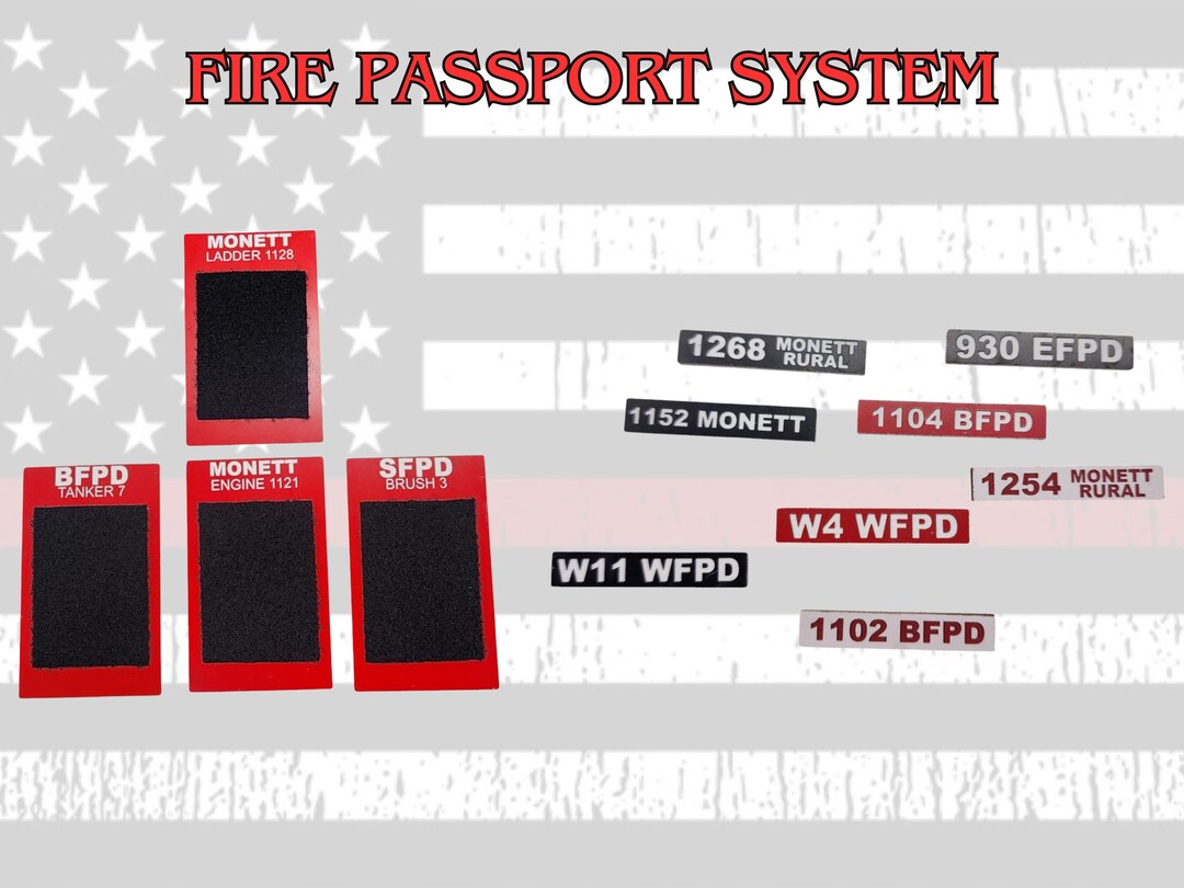 Firefighter Passport Unit - Firefighter Tags, Accountability, Incident ...
