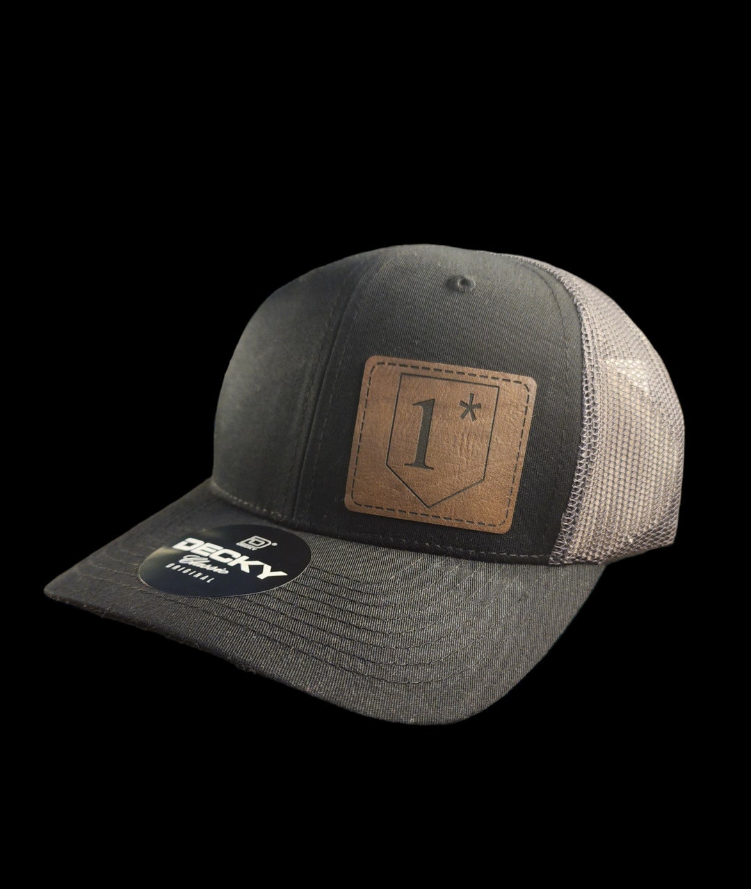 1* (one Asterisk) Leather Patch Hat - Cop, Police, One Ass to Risk ...
