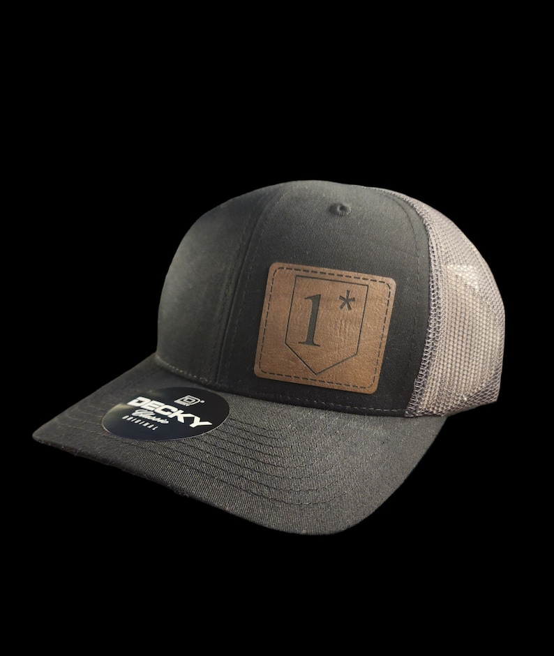 1* (one Asterisk) Leather Patch Hat - Cop, Police, One Ass to Risk ...