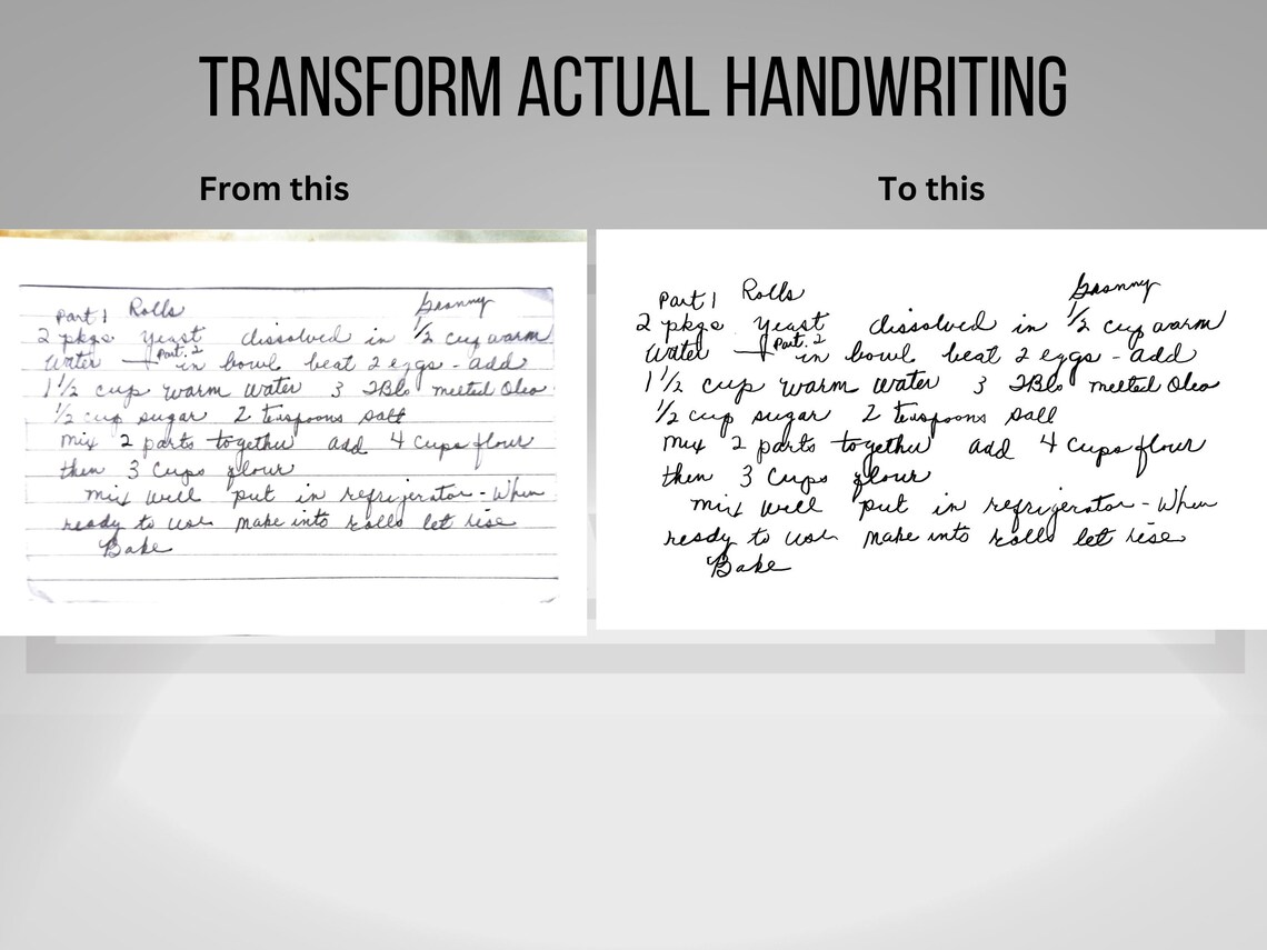 Digital Handwriting Conversion - SVG, Handwriting Conversion File ...