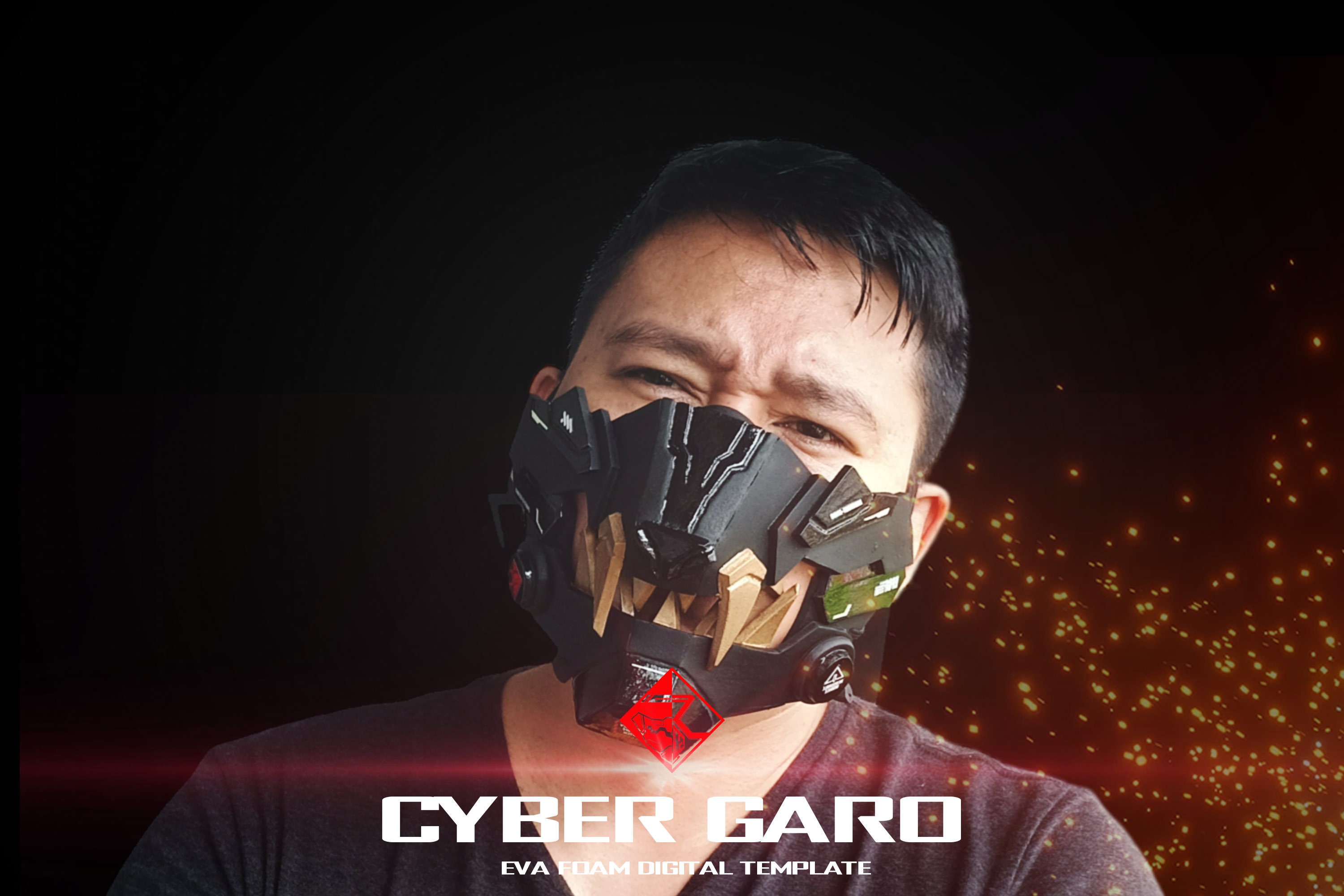 Cyberpunk Wolf Mask: EVA Foam Template (digital Download) - Etsy