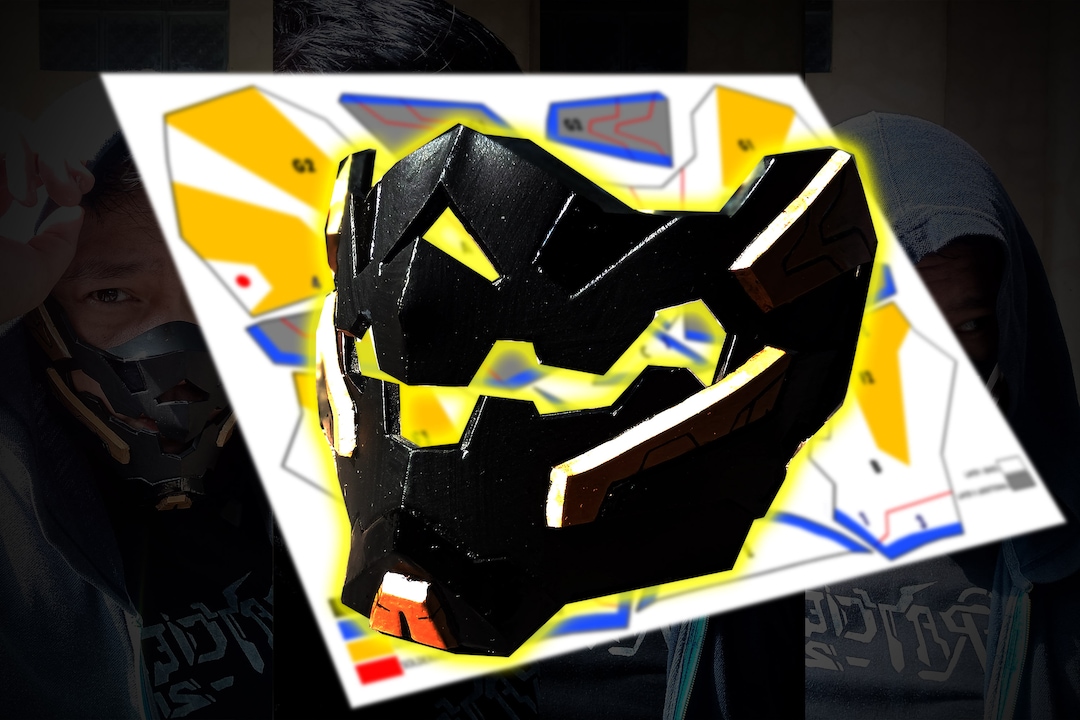 Eva Foam Ghost Mask Template: DIY Halloween Mask (digital Download) - Etsy