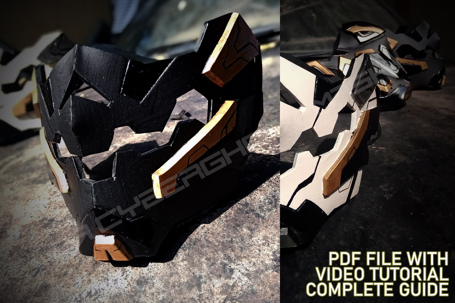 Eva Foam Ghost Mask Template: DIY Halloween Mask (digital Download) - Etsy