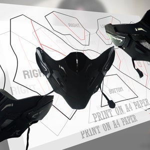 Foam Mask Cover Do It Yourself. Easy Template Mask. Complete Tutorial ...