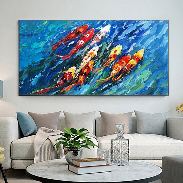 Modern Fish Painting - Etsy