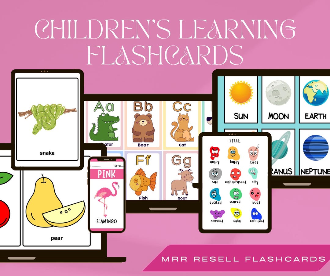 Childrens Educational Flashcards | Pre School Flashcards | Alphabet ...