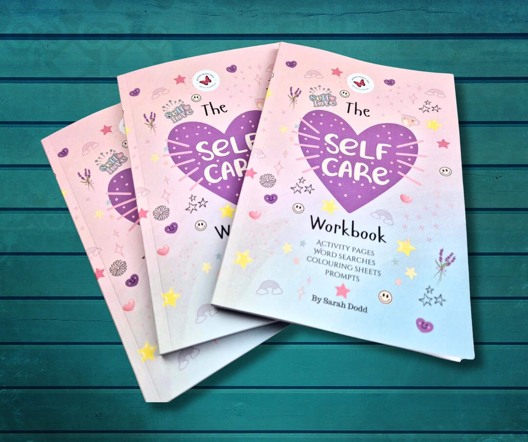 PAPERBACK Self Care Activity Book | Adult Self Care Colouring Books ...