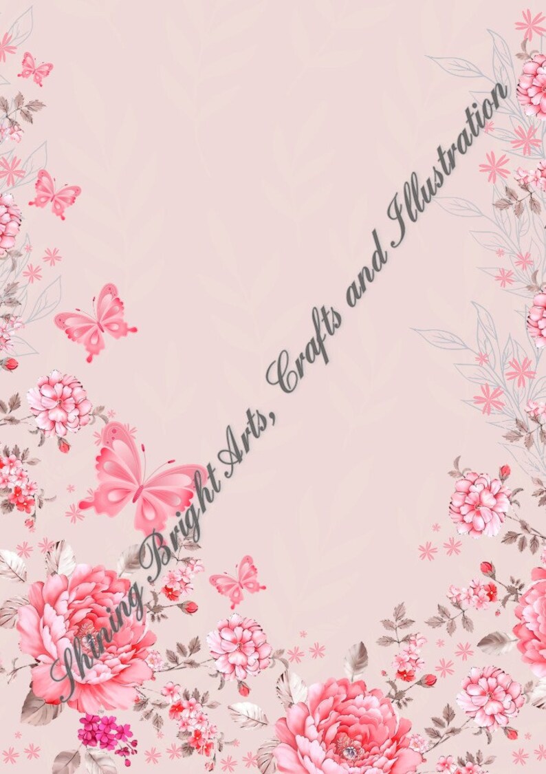 Digital Downloadable Background Papers for Crafting | PNG Downloads ...