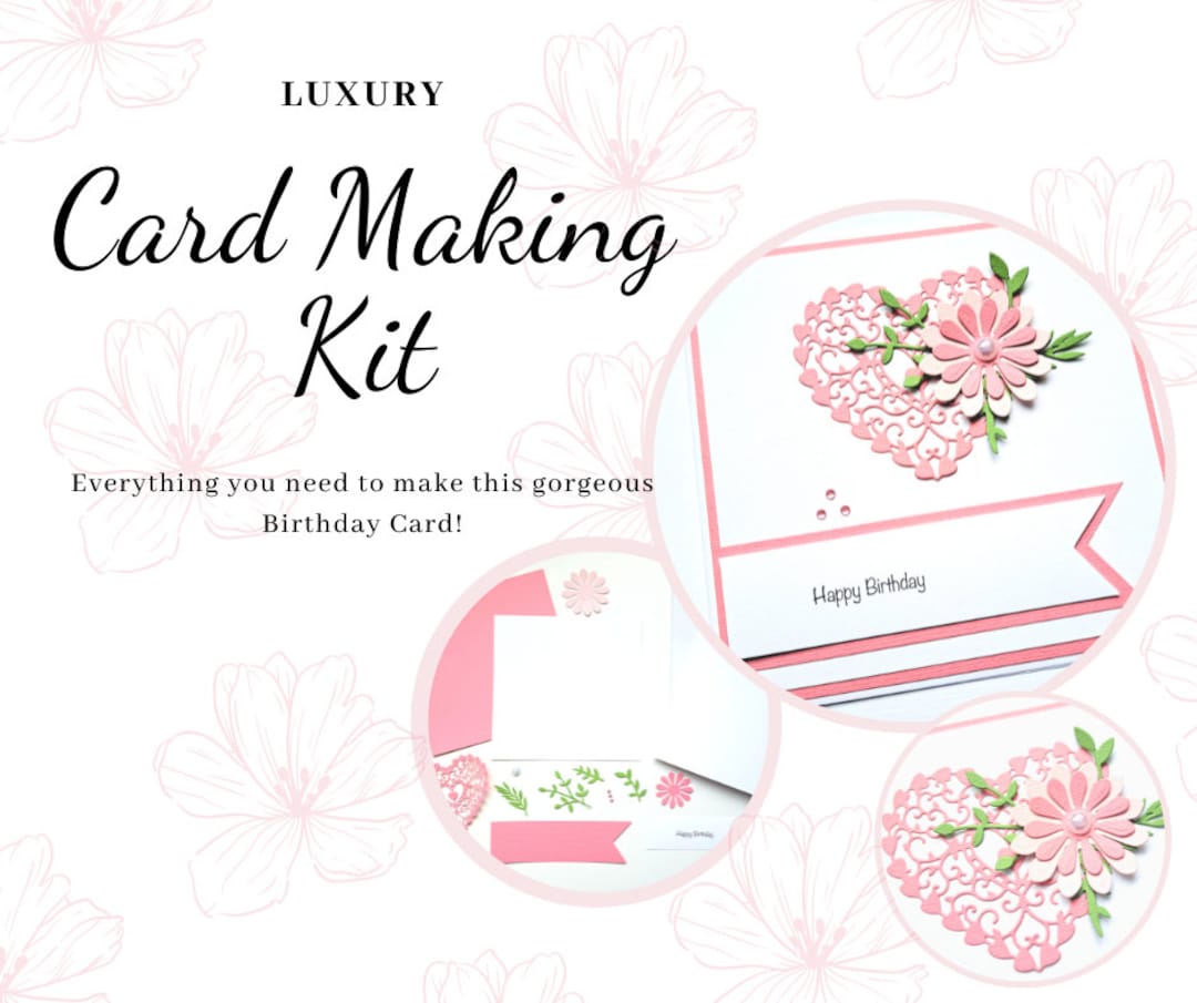 Luxury Card Making Kits - Makes 1 Card - Choice of Kits| Card Making ...