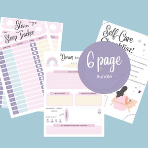 Sleep Hygiene Worksheets | Sleep Journal | Sleep Habits | Sleep Cycle ...