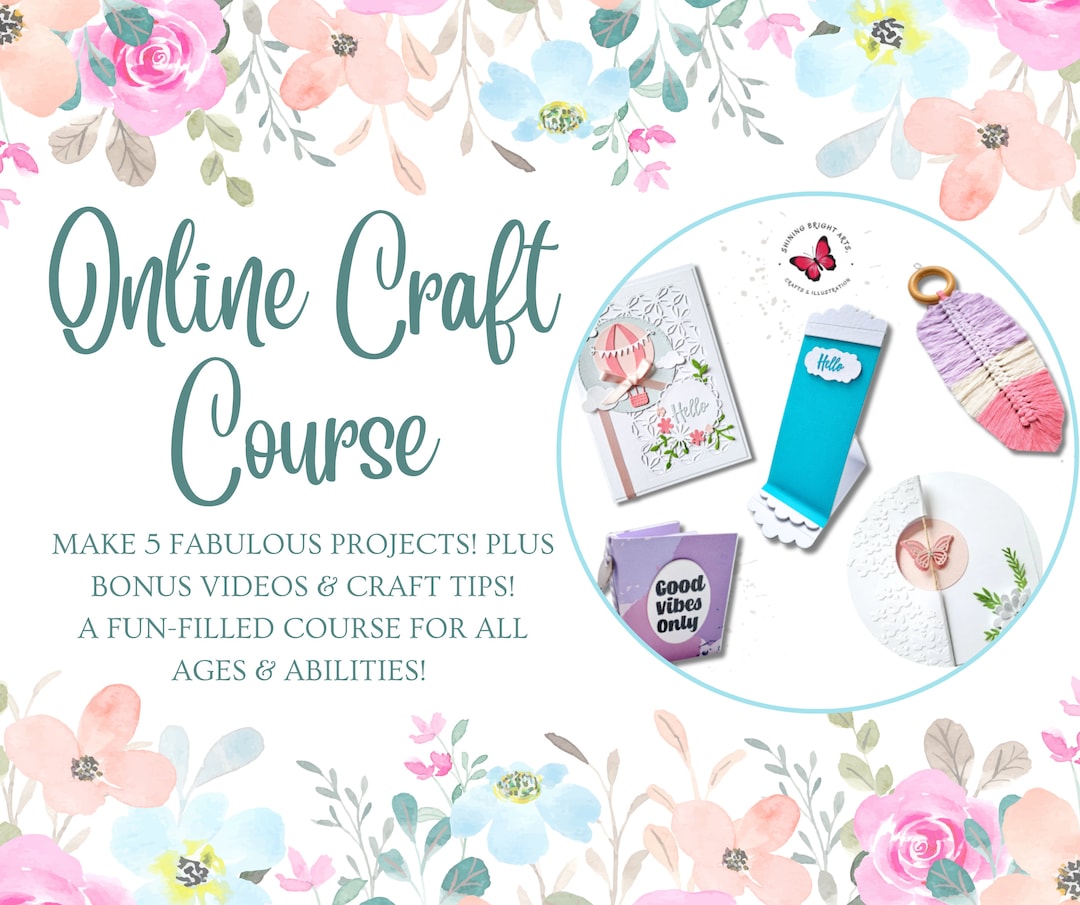 ONLINE WORKSHOP Art & Crafting Inspiration With Sarah Online Workshop ...