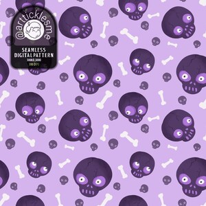 Halloween Seamless Pattern, Pattern for Fabric Printing, Book, Digital ...