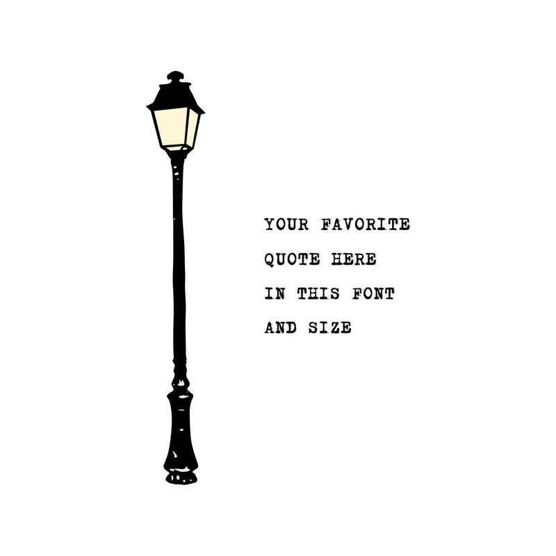 Narnia Lamp Post - Etsy