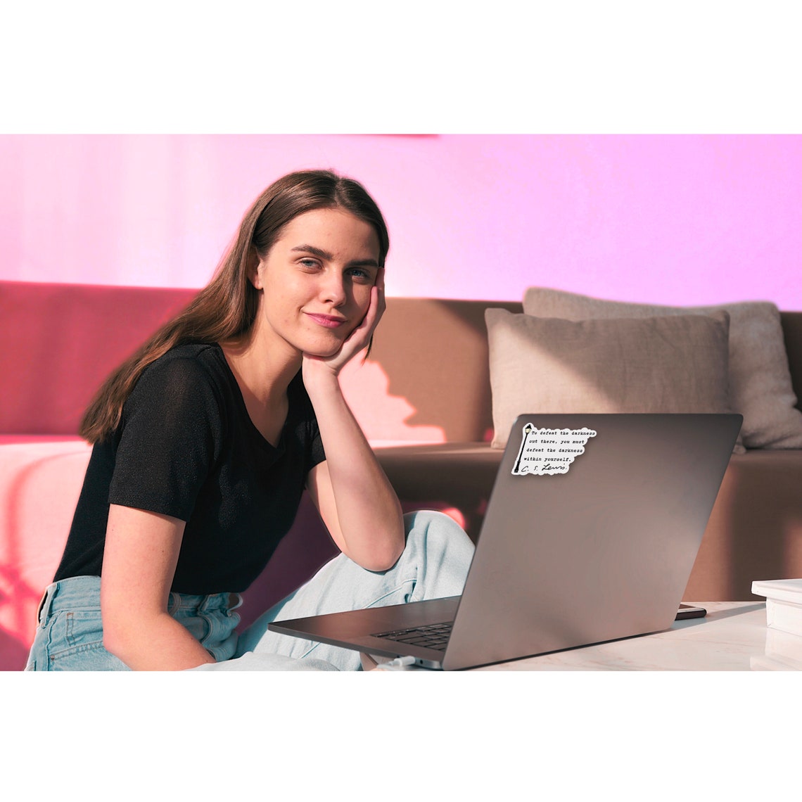 Narnia Sticker, CS Lewis Sticker, Narnia Stickers, CS Lewis Quote ...