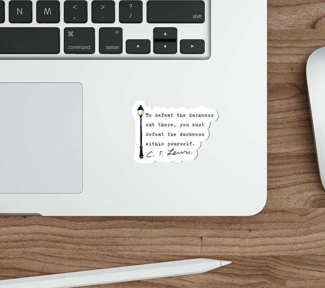 Narnia Sticker, CS Lewis Sticker, Narnia Stickers, CS Lewis Quote ...