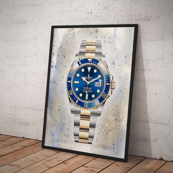 Rolex Wall Art - Etsy